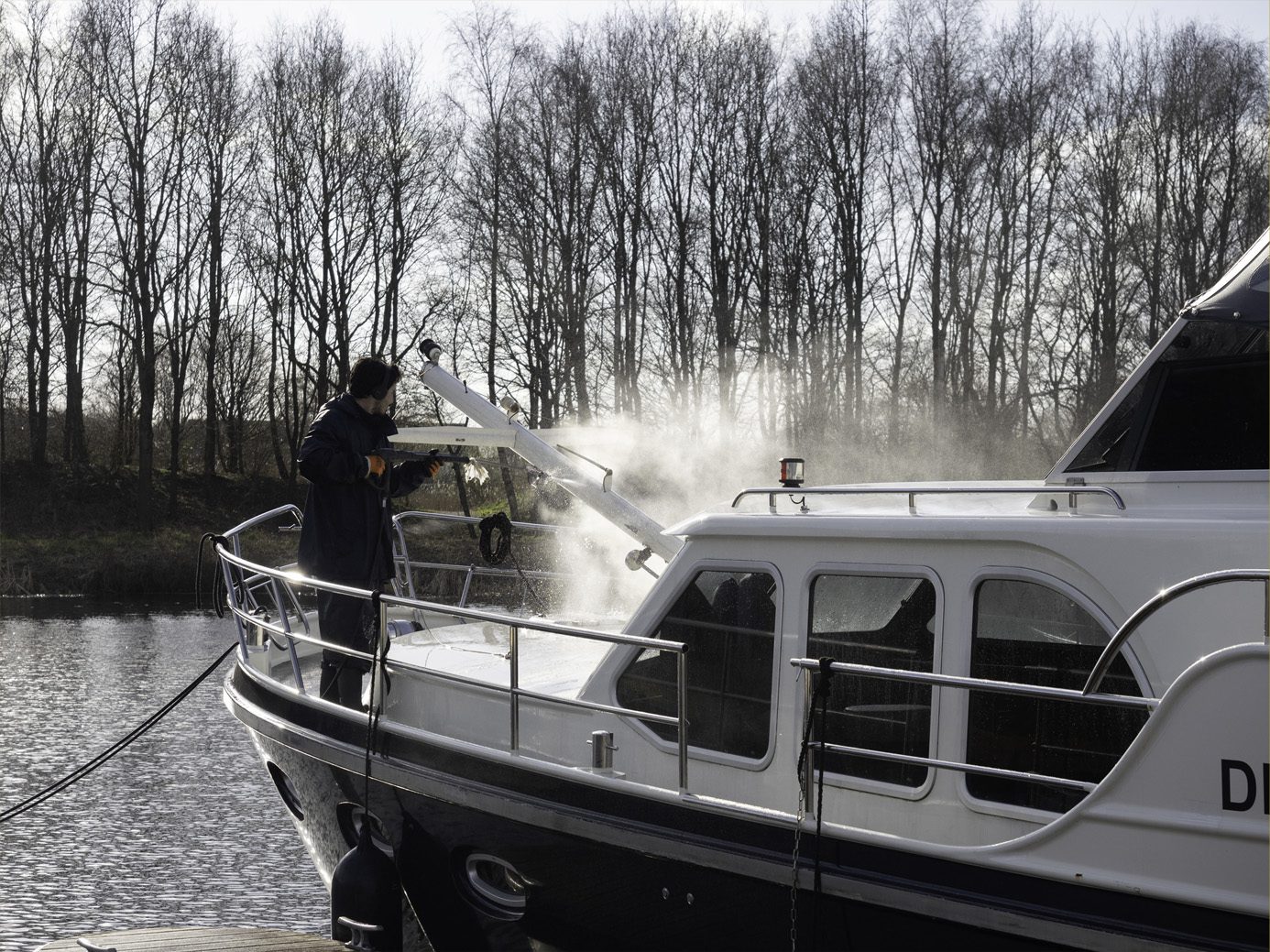 Boot schoonmaken | Jachthaven De Drait